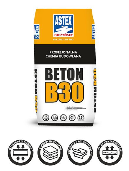 Beton B30 | Tynki oraz kleje, farby i zaprawy klejowe do systemów ...